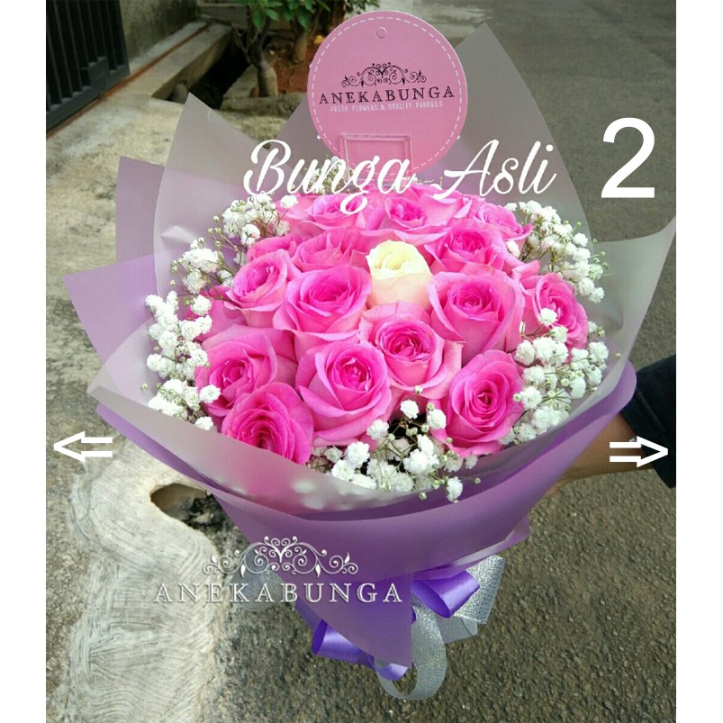 Jual Hand Bouquet Bunga Mawar Asli Fresh Rose Flower souvenir ulang ...