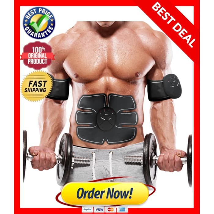 Jual ALAT PENGECIL PERUT & PEMBENTUK OTOT Tangan ELEKTRIK MUSCLE ...