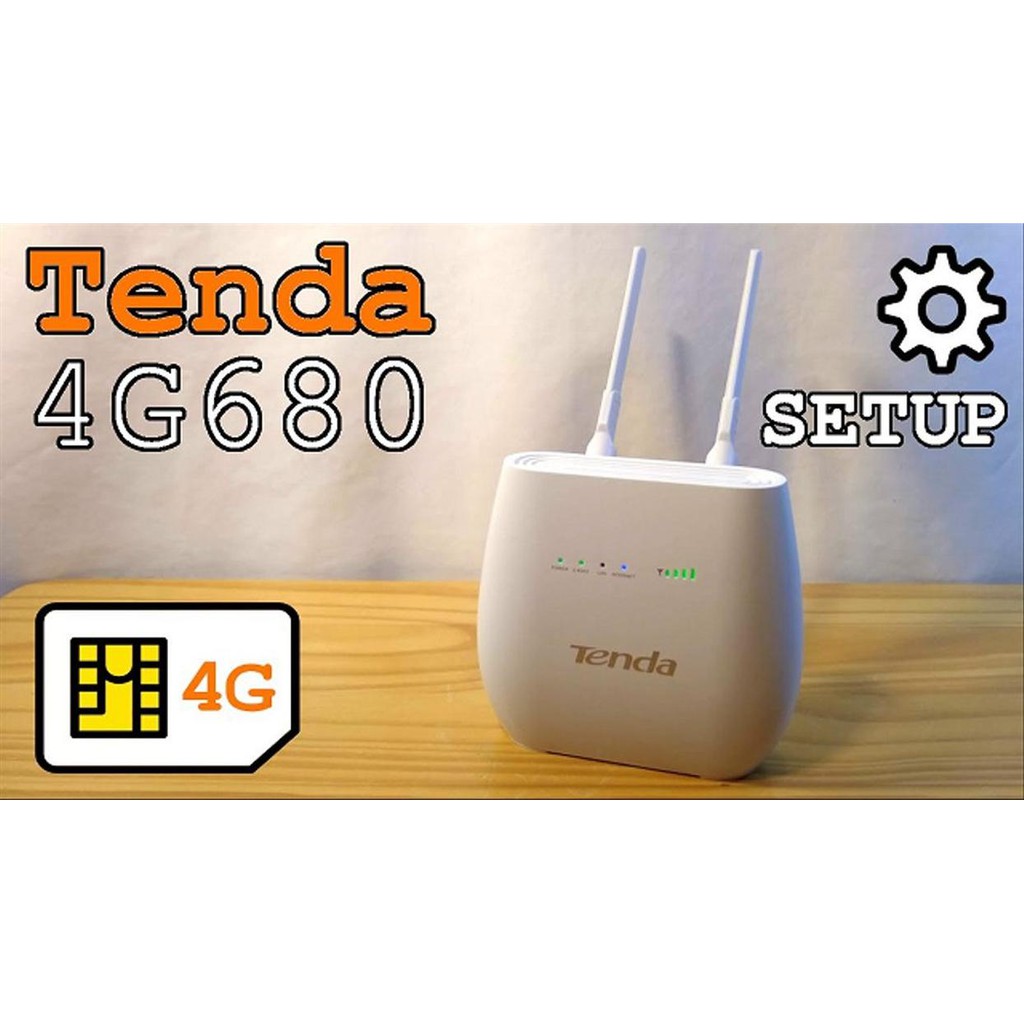 Jual Tenda N300 Wi-Fi 4G LTE Router 4G680 Volte router Murah | Shopee ...