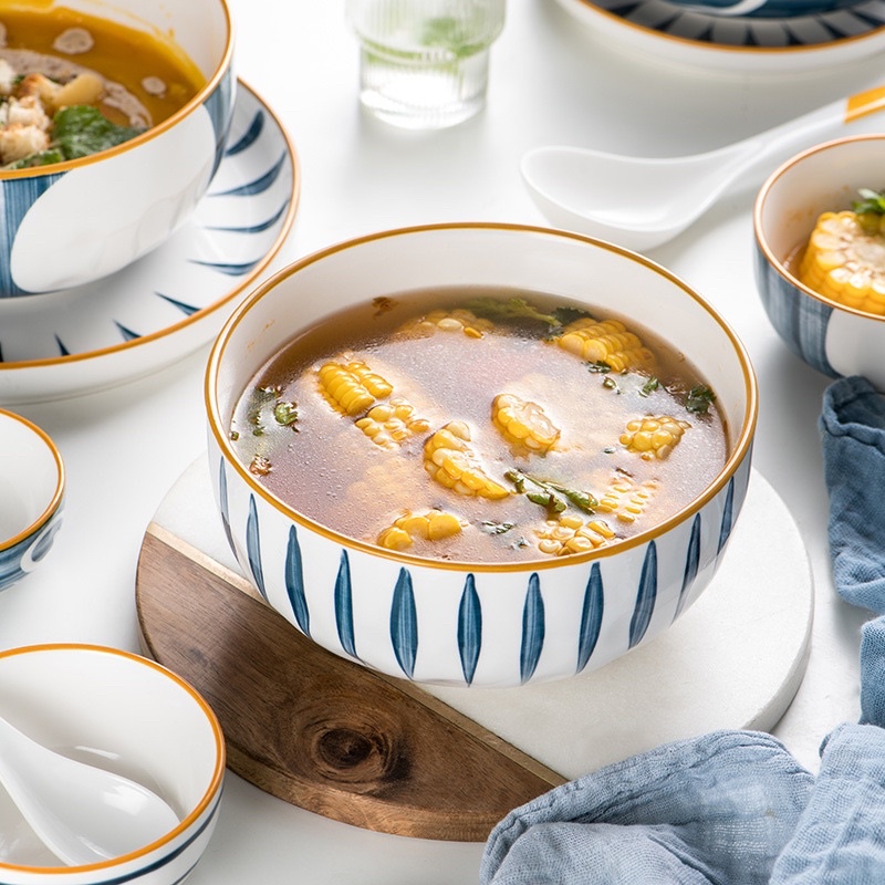 Jual mangkok sup japanes / wadah soup/ mangkok soup keramik 6inch ...