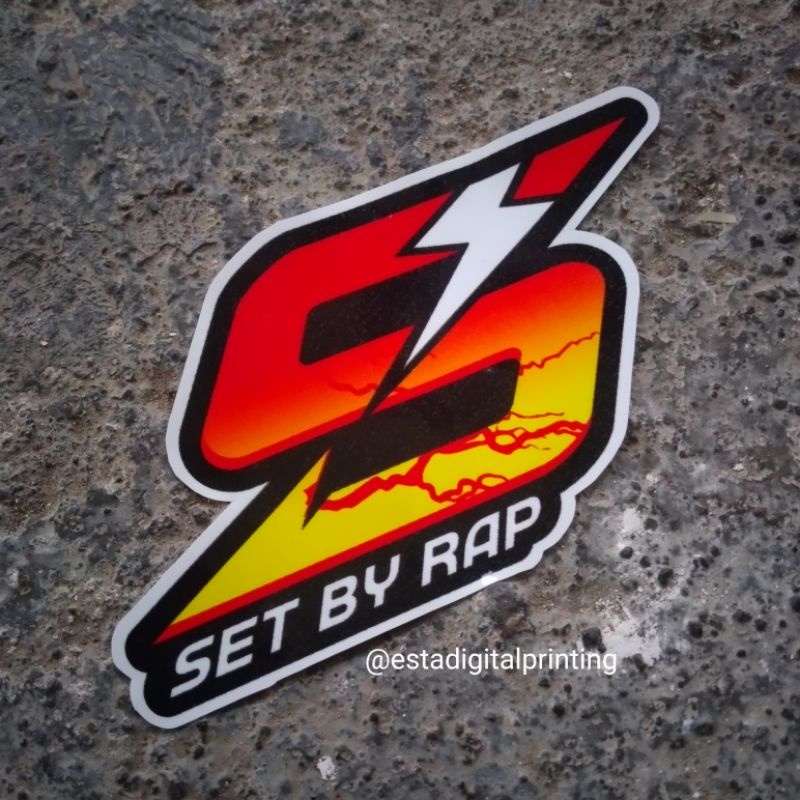Jual Stiker SetByRap/ Set By Rap Universal | Shopee Indonesia