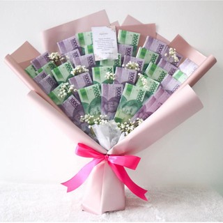 Jual Standing Money Bouquet / Buket Uang / Bouquet wisuda / Buket Ulang ...