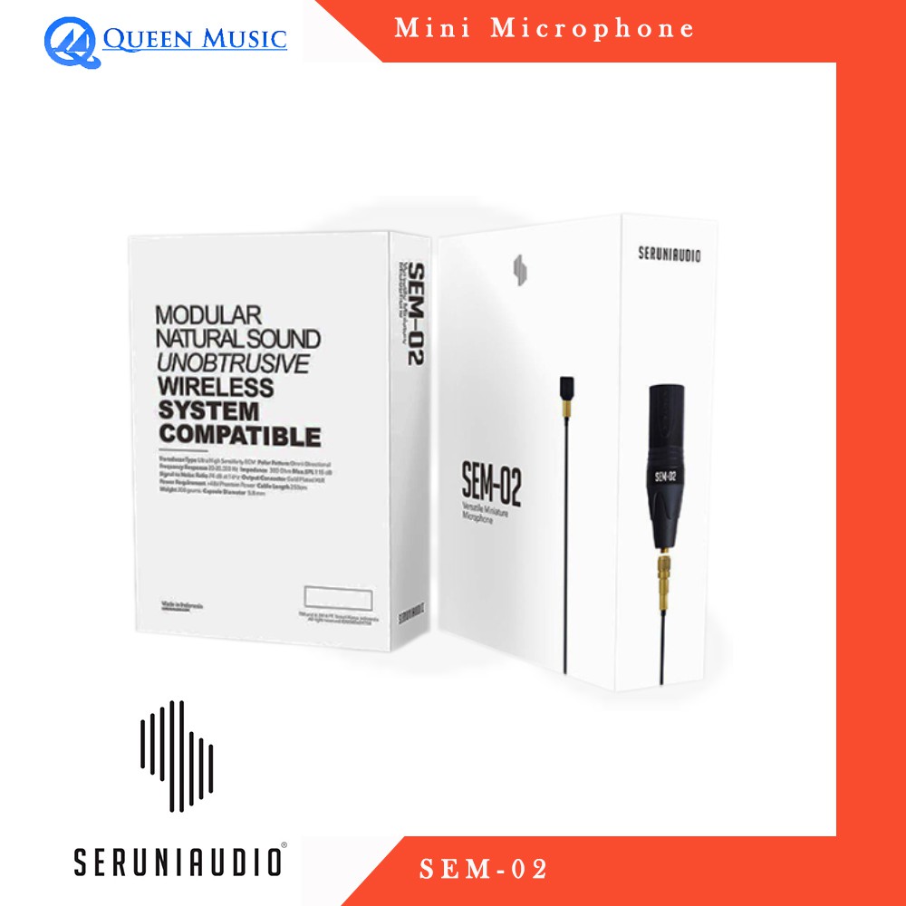 Jual Seruni SEM-02 SEM02 SEM 02 - Versatile Miniature Microphone ...