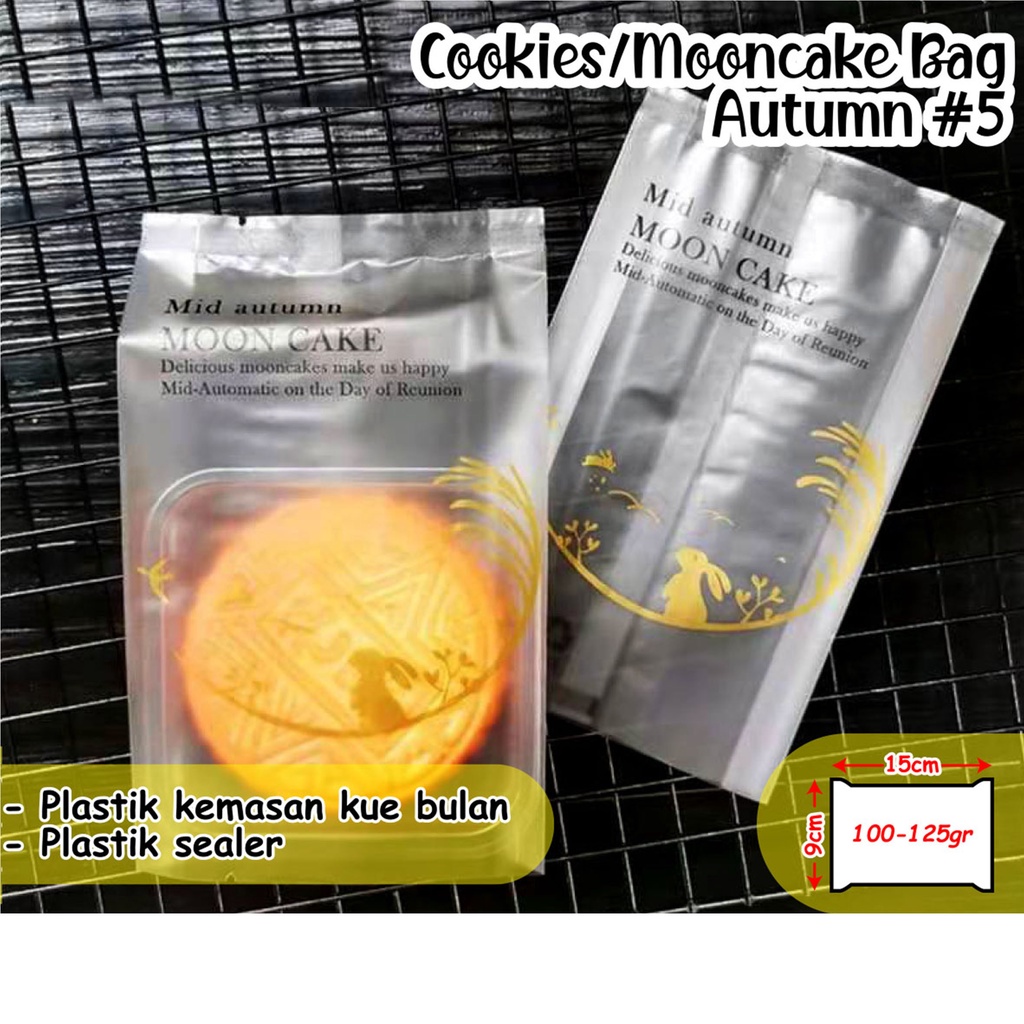 Jual Cookies/Mooncake Bag Autumn 5 / Plastik Packaging ( 1Bal 500pcs ...