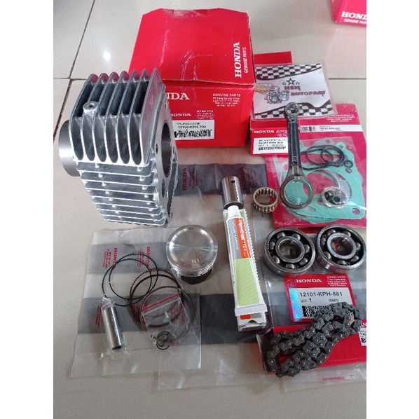 Jual paket blok seher komplit kph honda supra x 125,kharisma | Shopee Indonesia