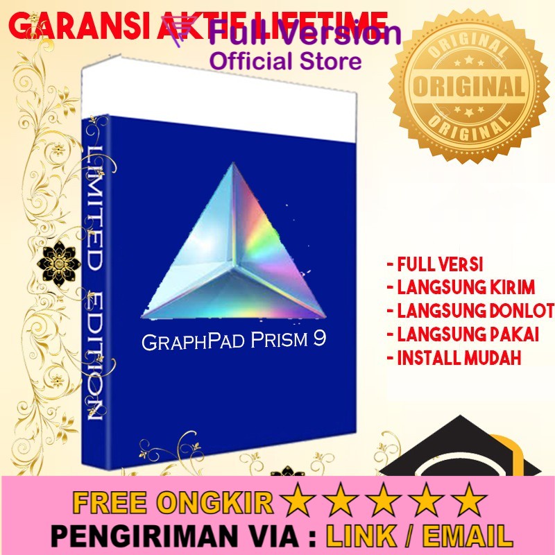 Jual [FULL VERSION] GraphPad Prism 9 Statistics Graphing - GARANSI ...