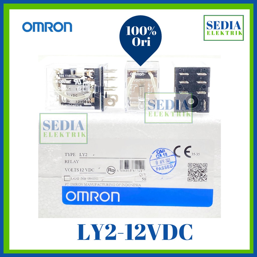 Jual Relay Omron LY2-12VDC LY2 12VDC | Shopee Indonesia