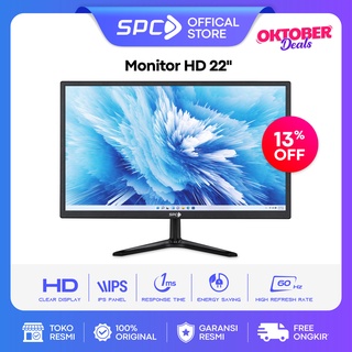 Jual SPC Monitor LED PC 22 Inch Komputer HD IPS HDMI | Shopee Indonesia