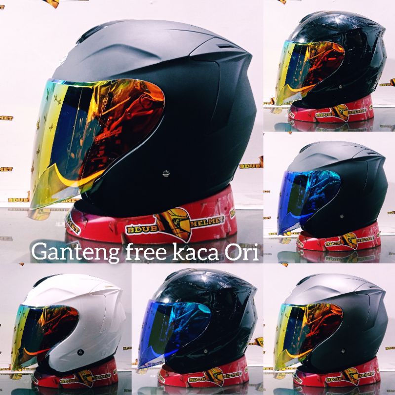 Jual HELM INK DYNAMIC SOLID SERIESS PNP FLAT VISOR 100% ORIGINAL SNI ...