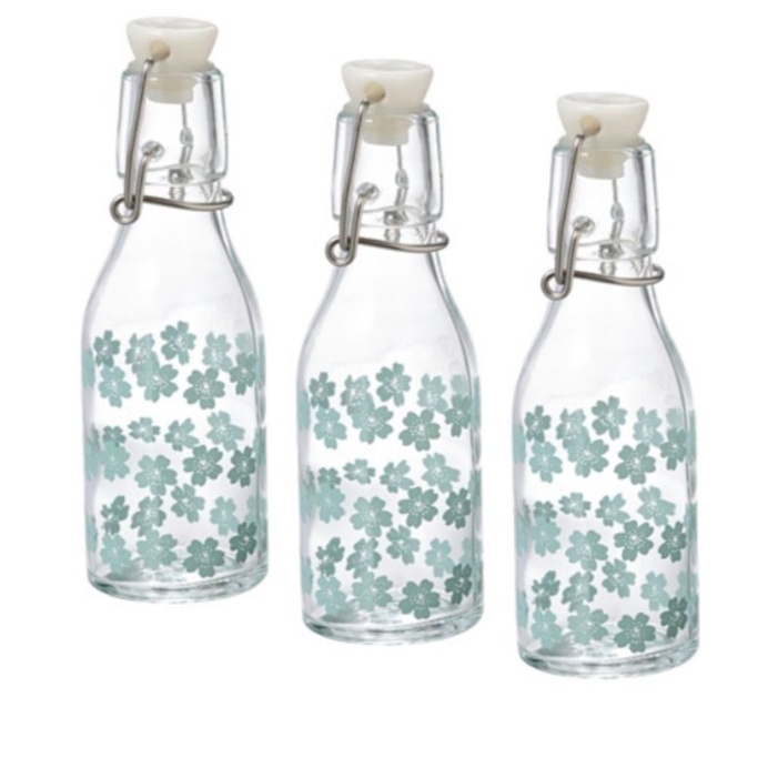 Jual KORKEN IKEA BOTOL KACA SERBAGUNA ISI 3 POLOS | Shopee Indonesia