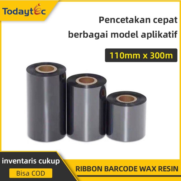 Jual Ribbon Barcode Super Wax Re Sticker Ribbon Barcode / Super Wax ...