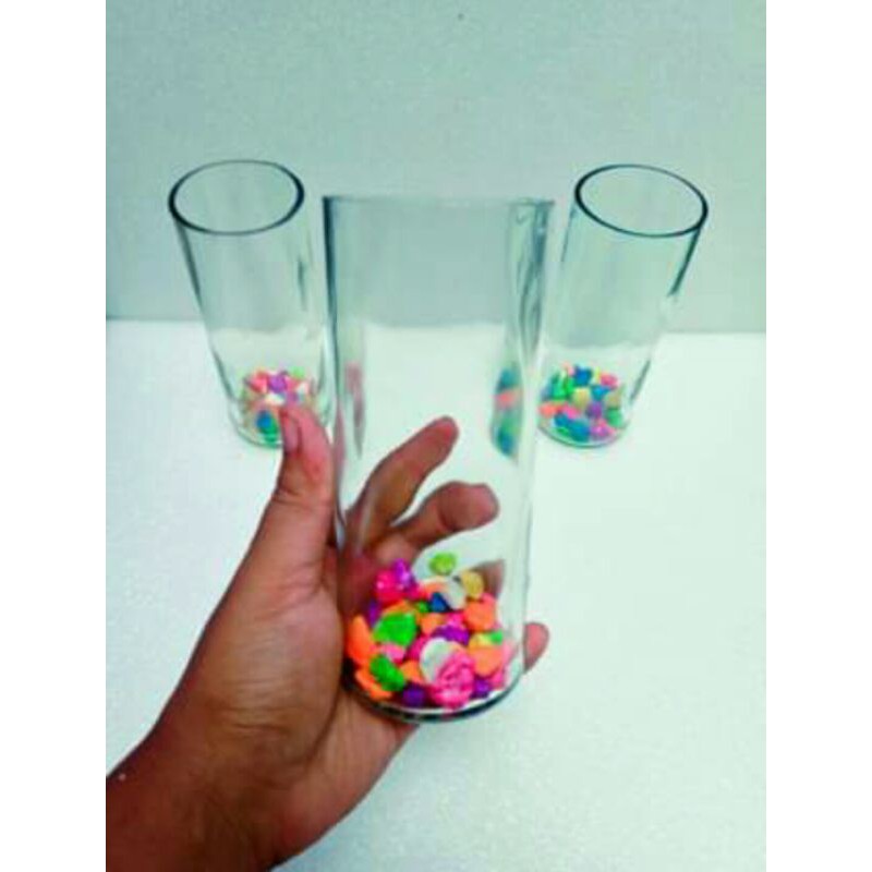 Jual botol tabung panjang toples cupang botol ikan cupang akuarium ...