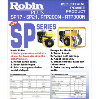 Jual Mesin Alkon Robin RTP 300 N 3 Inch Pompa Air Irigasi Bensin ...