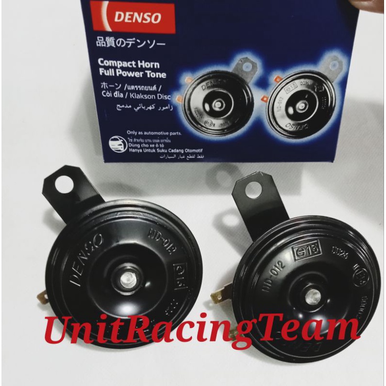 Jual Klakson disc denso 12 volt JK272000-6920 compact horn Model Bulat ...