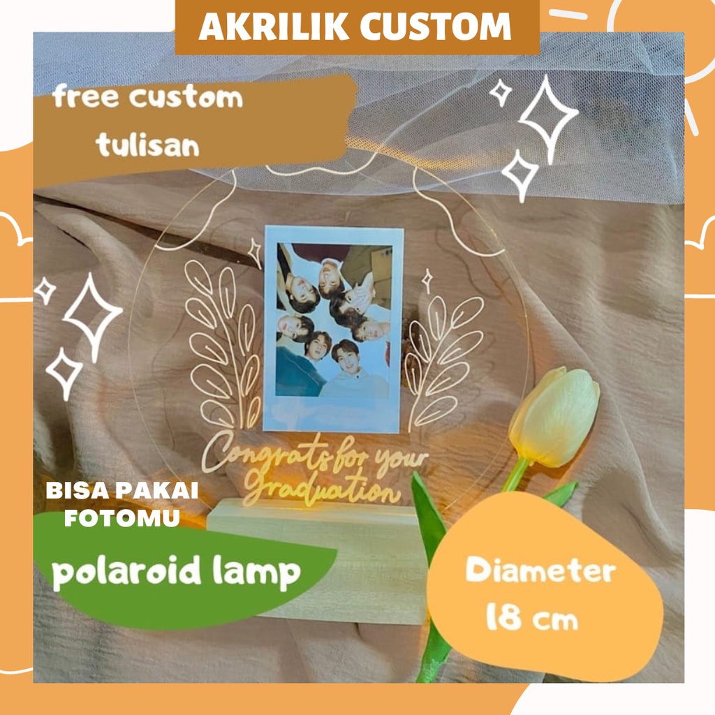 Jual Hadiah Gift Kado Hampers Graduation Plakat Akrilik Wisuda Ulang ...