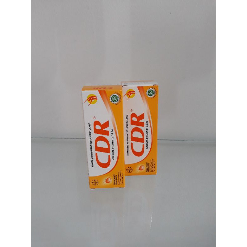 Jual CDR Isi 10 tablet dan 15 tablet effervescent, vit C dan kalsium ...