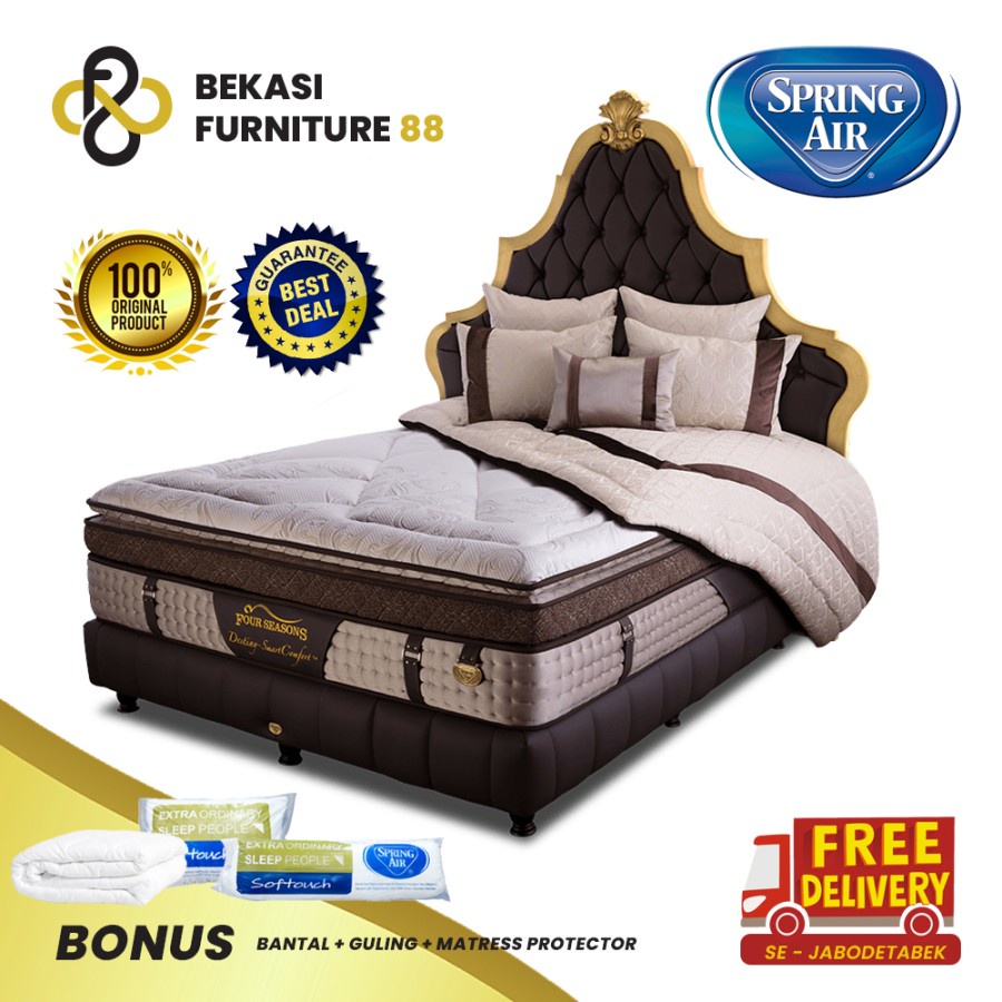Jual FULL SET Kasur Spring Air Spring bed Four Seasons DESTINY ...