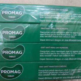 Jual Promag obat sakit maag dan kembung 1 dus isi 3 blister [READY ...