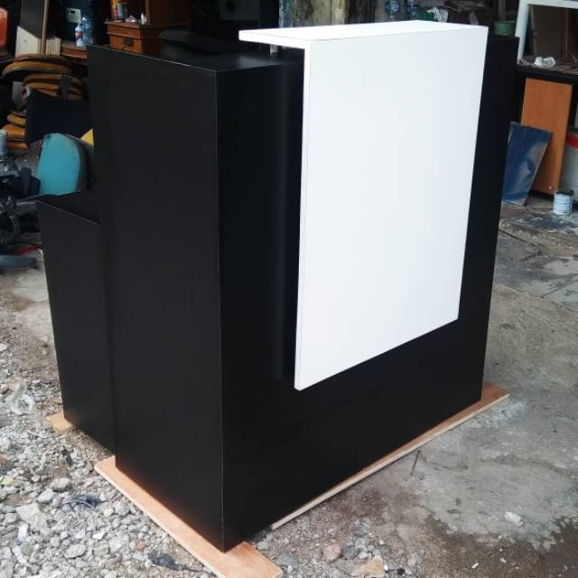 Jual Meja Resepsionis Lapisan HPL Meja Counter Meja Laundry Meja Front ...