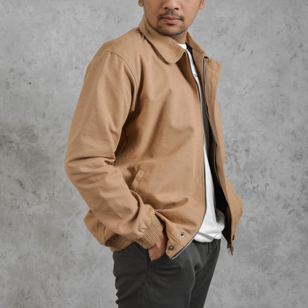 jaket kanvas jeans Rion jacket cream cs breyco jaket kanvas jaket pria ...