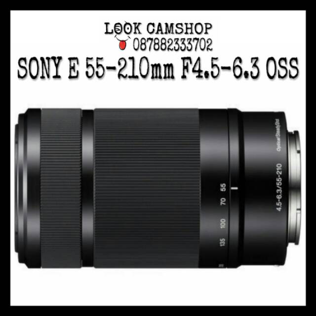 LENSA KAMERA MIRRORLESS SONY SEL55210 E 55-210mm 55-210 F4.5-6.3 OSS ...