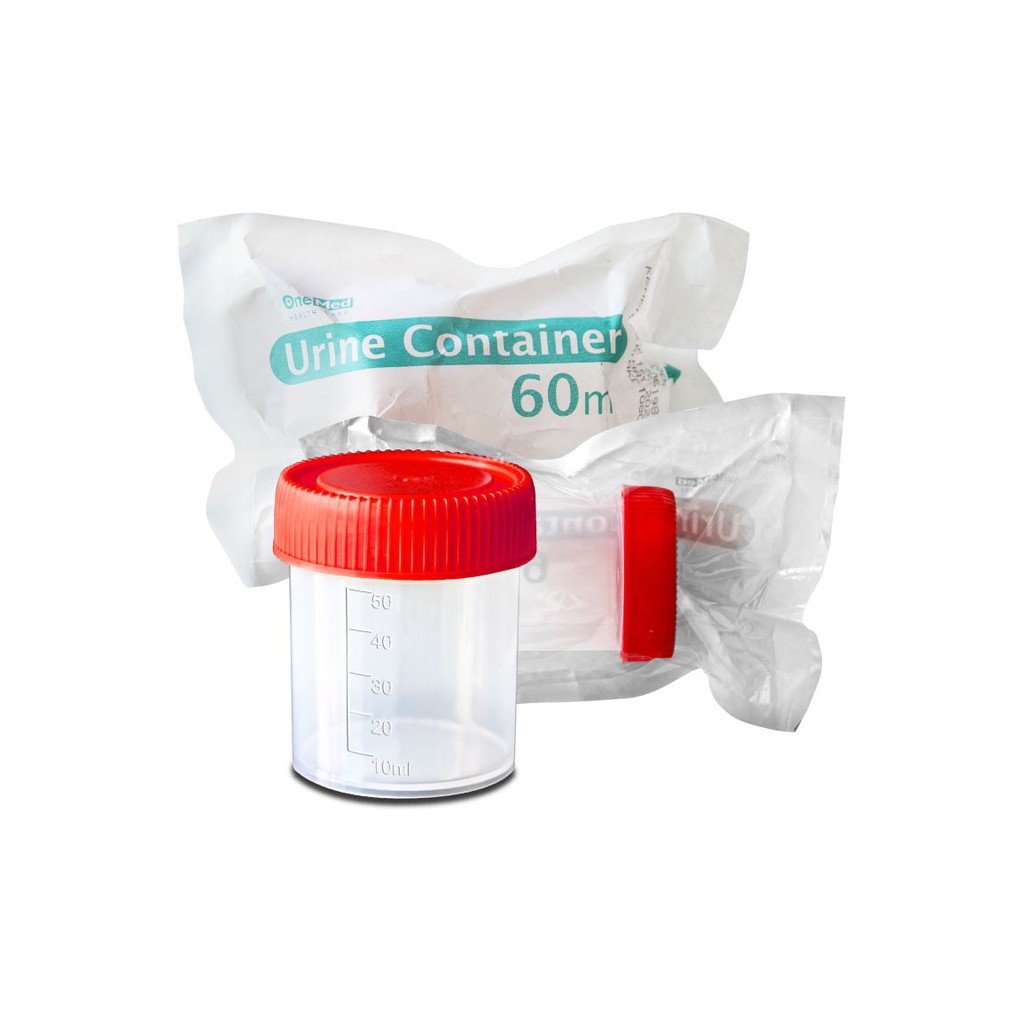 Jual URINE CONTAINER STERIL 60 ML . ONEMED | Shopee Indonesia