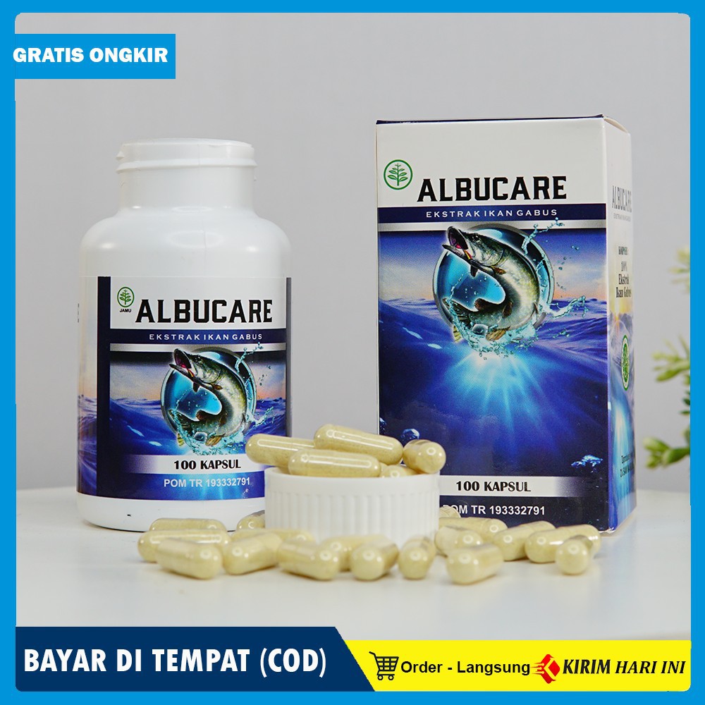 Jual Ekstrak Albumin Kapsul Ikan Kutuk 100% Asli - Albucare Original | Shopee Indonesia