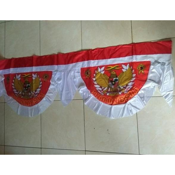 Jual Grosir Umbul Umbul Bendera Indonesia Merah Putih Gambar Garuda Besar | Shopee Indonesia