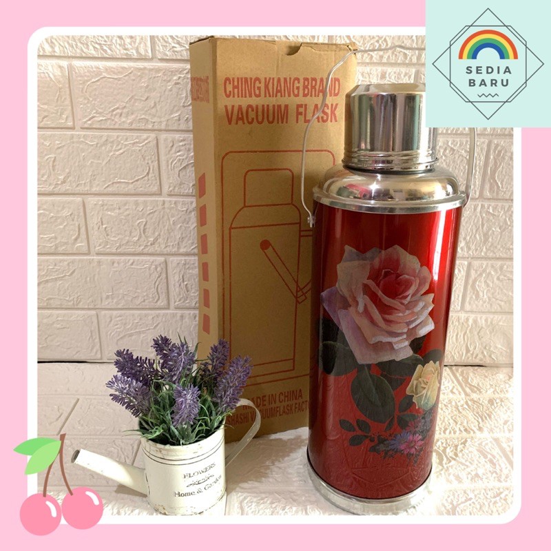 Jual Termos Jadul Ching Kiang - Termos Kaleng - Termos Seng Vintage ...