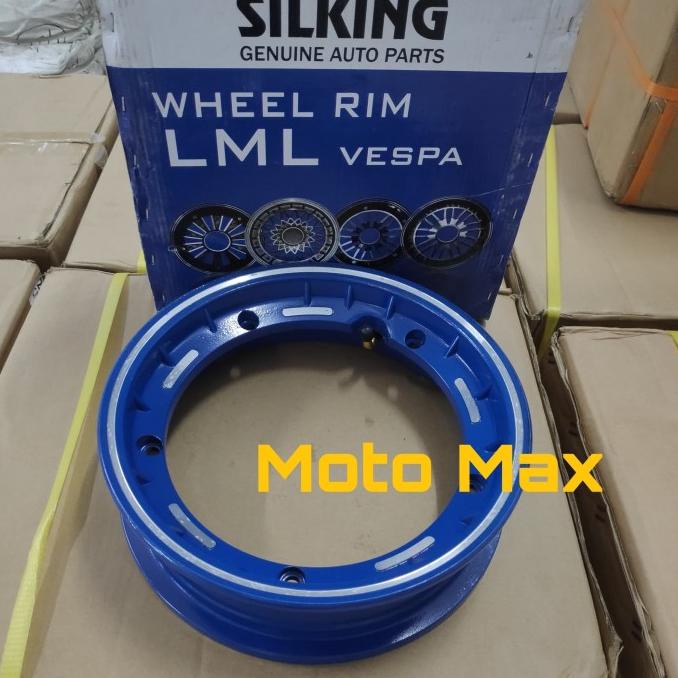Jual Velg Vespa Tubeless Silking Px Ring 10 Biru Pelek | Shopee Indonesia