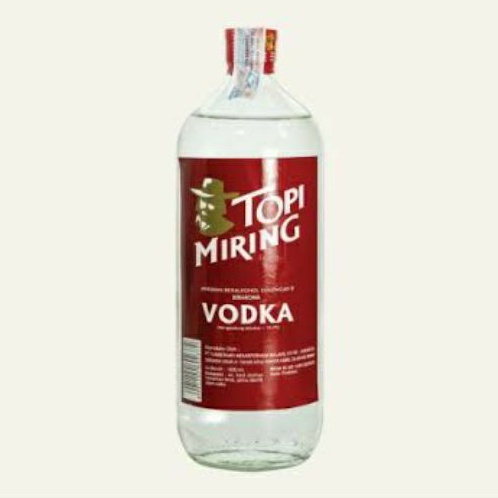 Jual TOPI MIRING VODKA 1LITER | Shopee Indonesia