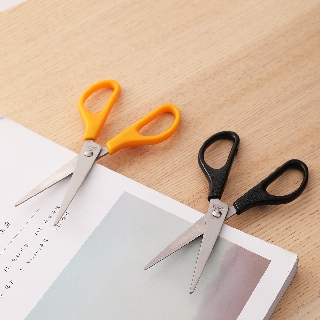 Deli Gunting PP, stainless steel 170mm gagang simetris, ujung runcing ...