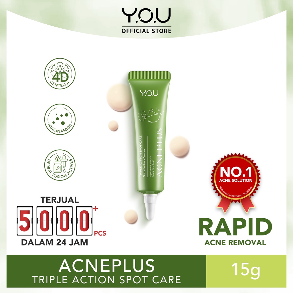 Jual YOU Acneplus Niacinamide + 4D Centella Rapid Acne Removal Spot ...