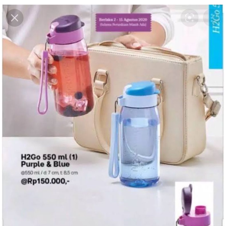 Jual Botol Minum Tupperware 550 Ml / H2go 550 ml Tupperware | Shopee Indonesia