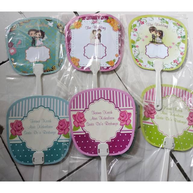 Jual Souvenir kipas wedding / kipas weding murah | Shopee Indonesia