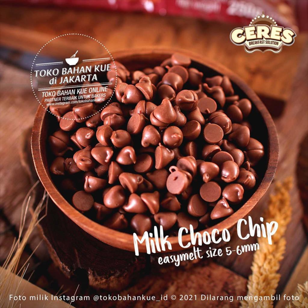 Jual CERES Baking Heritage Milk Chocochips 100gr Choco Chip Milk ...