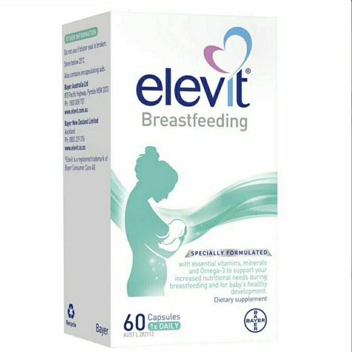 Jual booster-asi- elevit breastfeeding 60s aussie -asi-booster ...