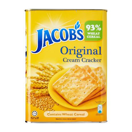 Jual Jacob's Original Cream Crackers 93% Wheat Cereal Biscuit Cracker ...