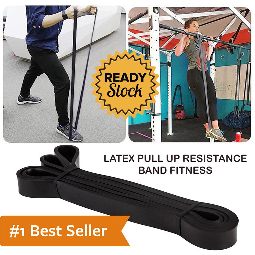 Jual Latex Pull Up Resistance Band Fitness Tali Stretching Rope ...