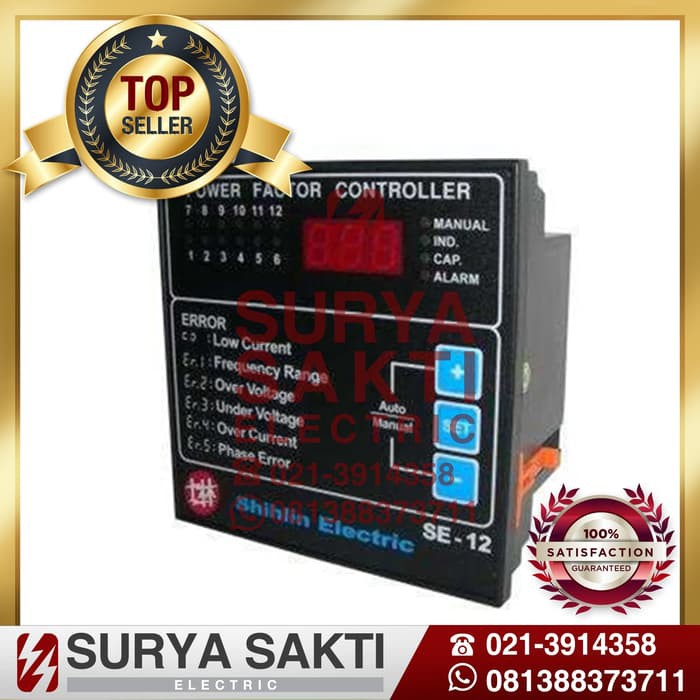 Jual AUTOMATIC POWER FACTOR REGULATOR / APFR SE-6 SHIHLIN 220-380V | Shopee Indonesia