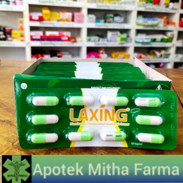 Jual LAXING 10 KAPSUL / STRIP MELANCARKAN BAB | Shopee Indonesia