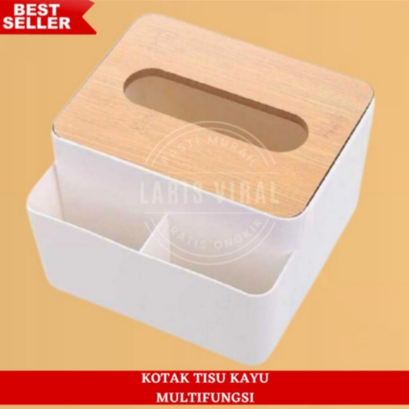Jual Kotak Tisu Box Aesthetic Modern / Tempat Tissue Kayu + Tempat ...