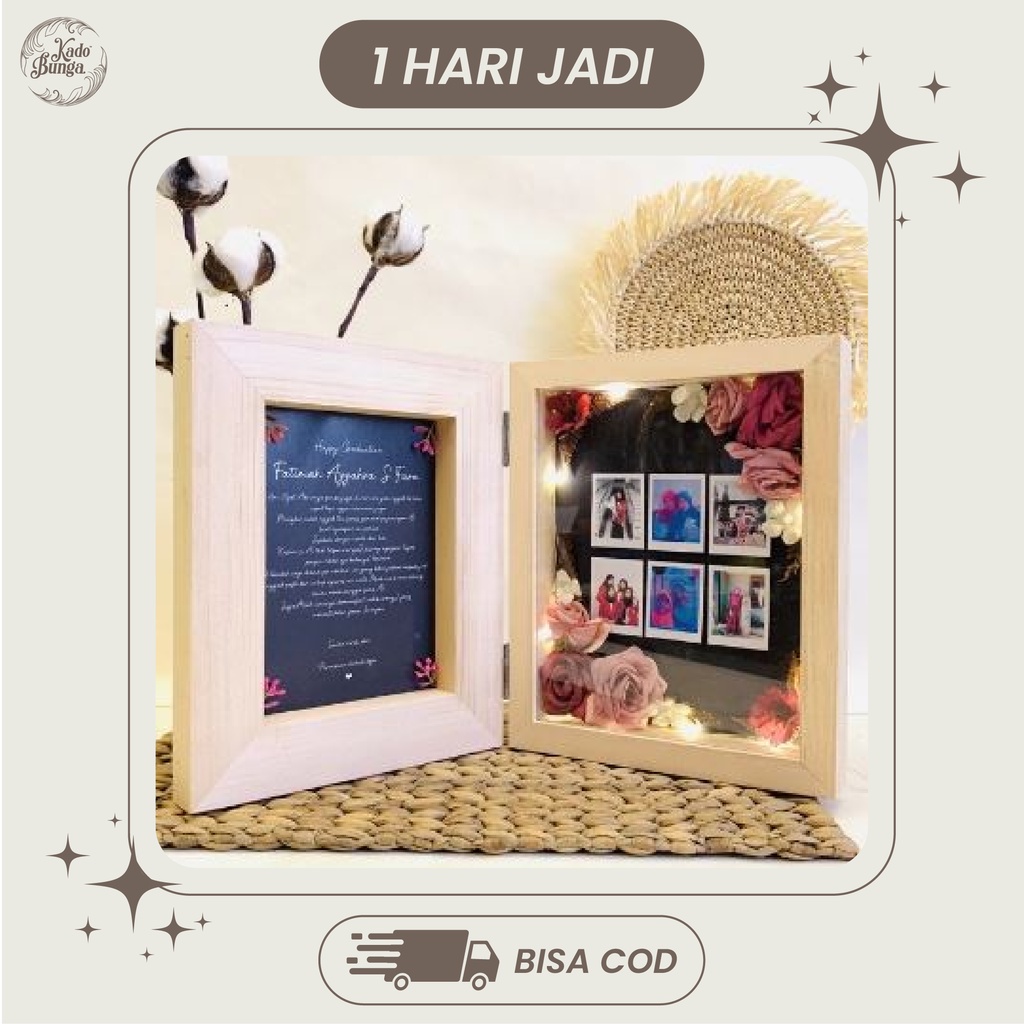 Jual KADO SPESIAL FRAME 3D 25X20 BUKA TUTUP UNTUK KADO HADIAH UNTUK ...