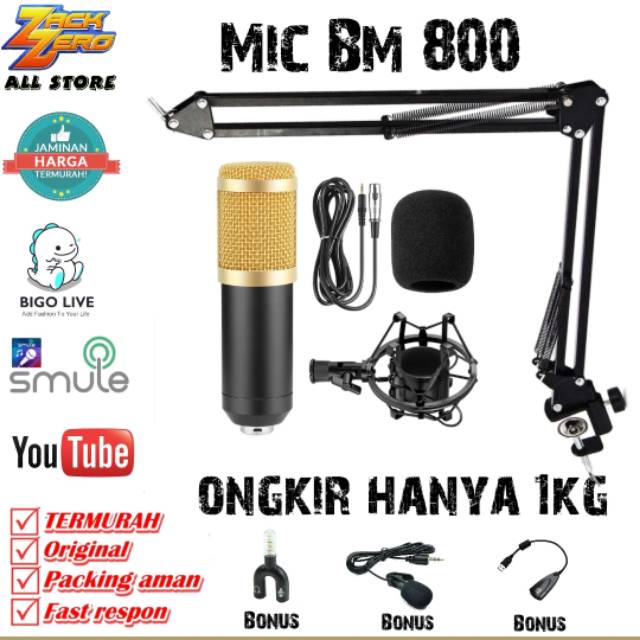 MIC BM 800 ORIGINAL FOR RECODING | Shopee Indonesia
