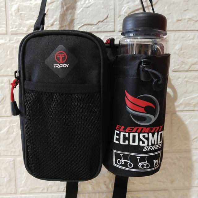 Jual Track Tas Stang Sepeda Lipat Ecosmo Clutch Bag Warna Hitam Double ...