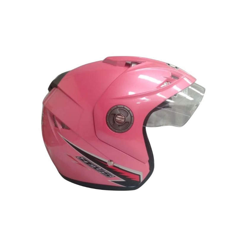 Jual Helm Half Face GP Zeus Solid Pink | Shopee Indonesia