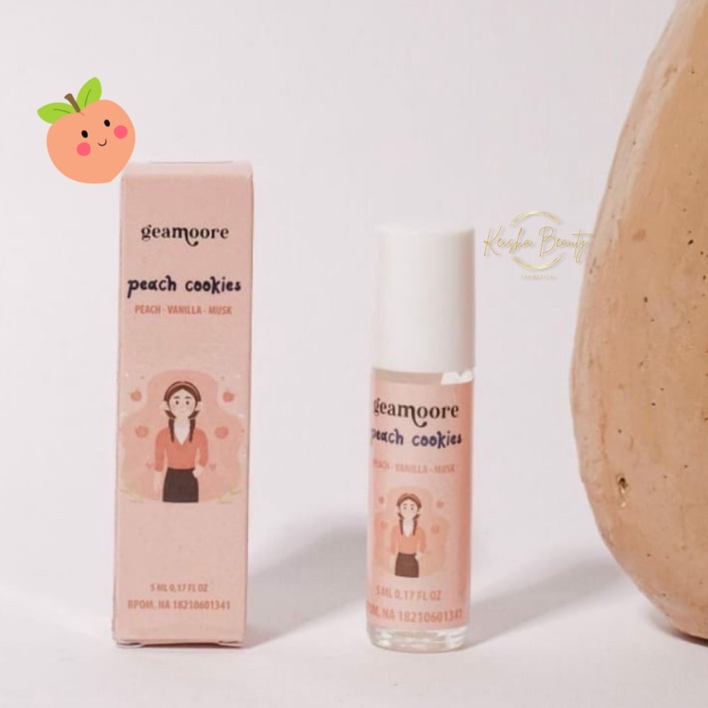 Jual GEAMOORE PARFUM ADDICTED PEACH COOKIES 5ML | Shopee Indonesia