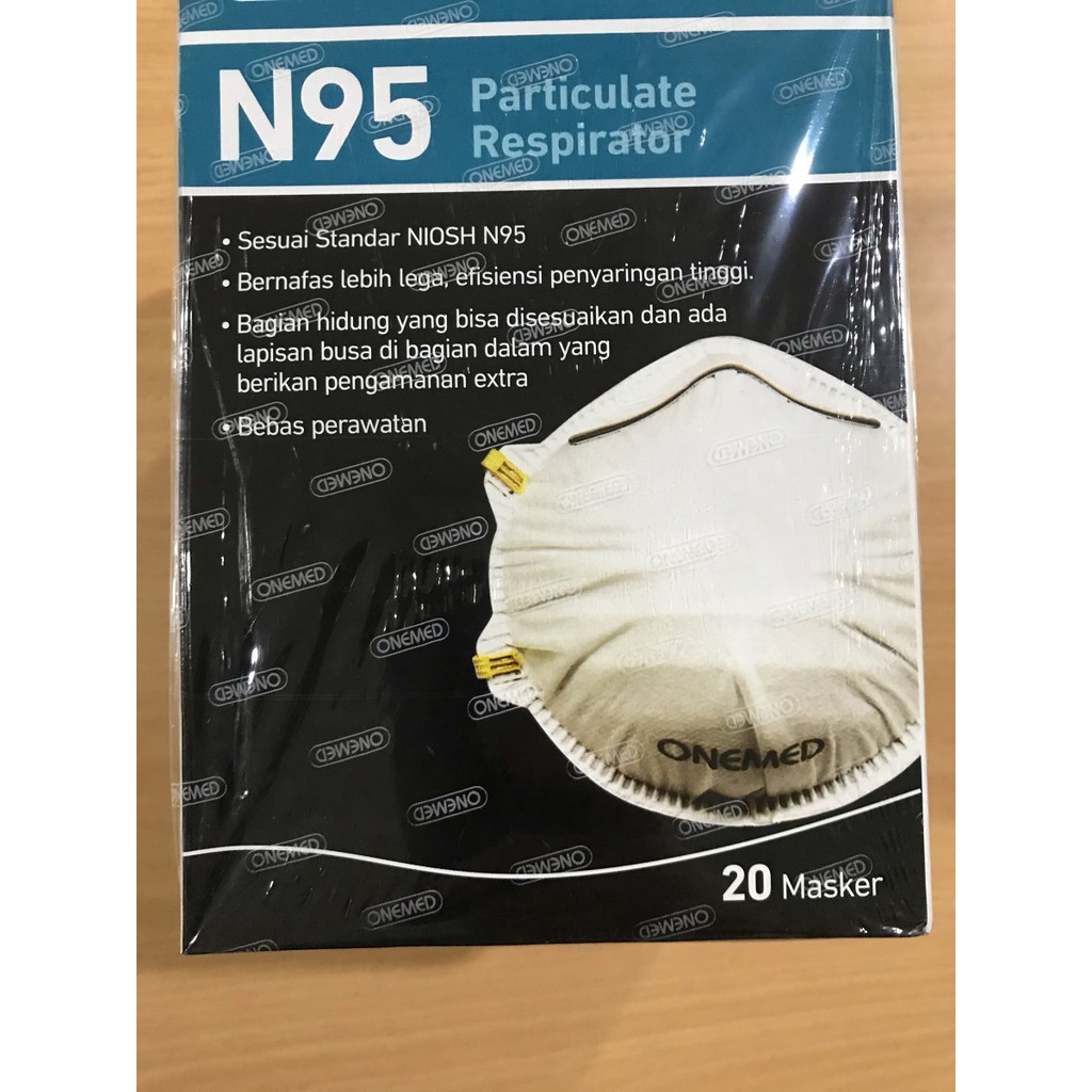 Jual Masker N95 Masker Niosh N95 Particulate Respirator Onemed | Shopee ...