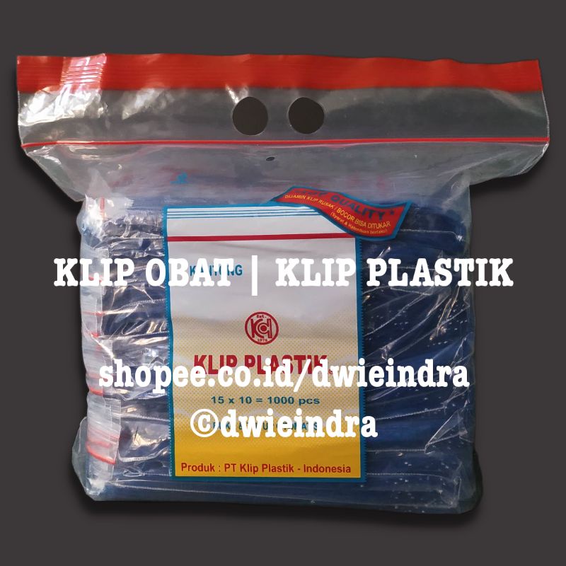 Jual PLASTIK KLIP OBAT UKURAN 15x10 | PLASTIK OBAT KLIP | PLASTIK OBAT ...