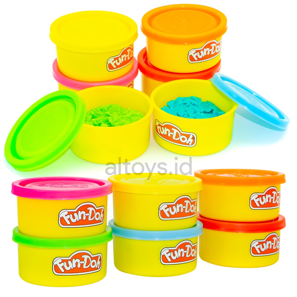 Jual MAINAN LILIN FUNDOH PLASTISIN MALEM COMBO 6 WARNA | Shopee Indonesia